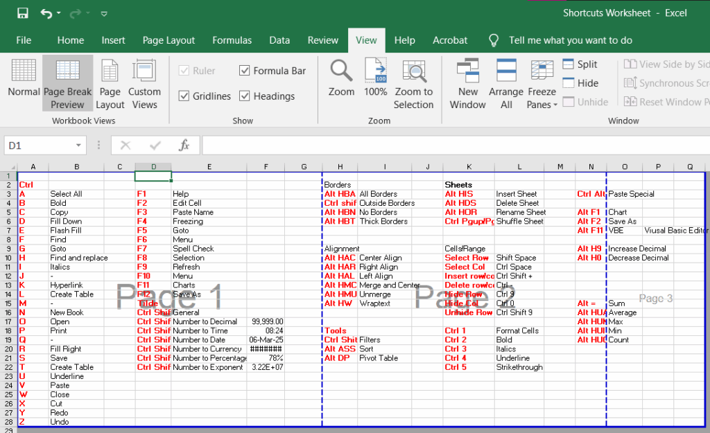 Cách chọn vùng in trong Excel siêu nhanh với Set Print Area