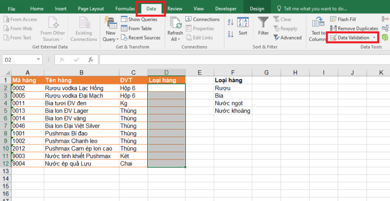 Cách tạo List Box trong Excel từ cơ bản đến nâng cao 2025