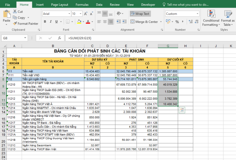Cách di chuyển vùng dữ liệu trong Excel siêu nhanh và đơn giản