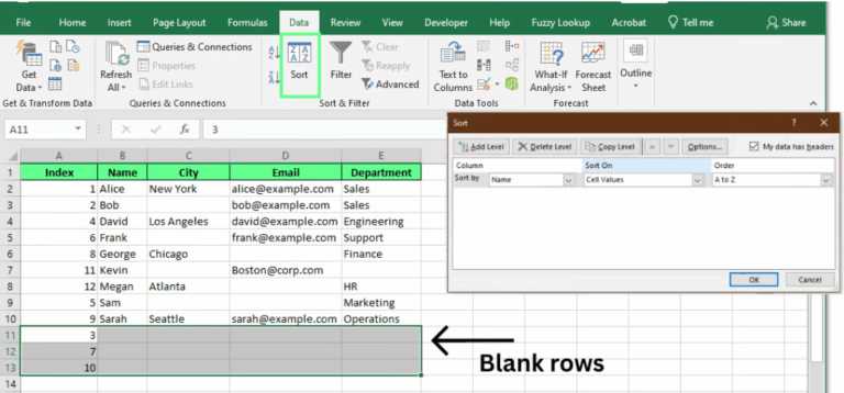 3 Cách xóa dòng trống trong Excel tiện lợi và nhanh chóng nhất