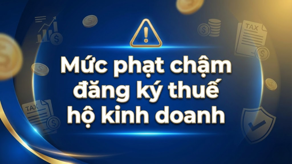 Cập nhật phạt chậm đăng ký thuế hộ kinh doanh mới nhất năm 2025
