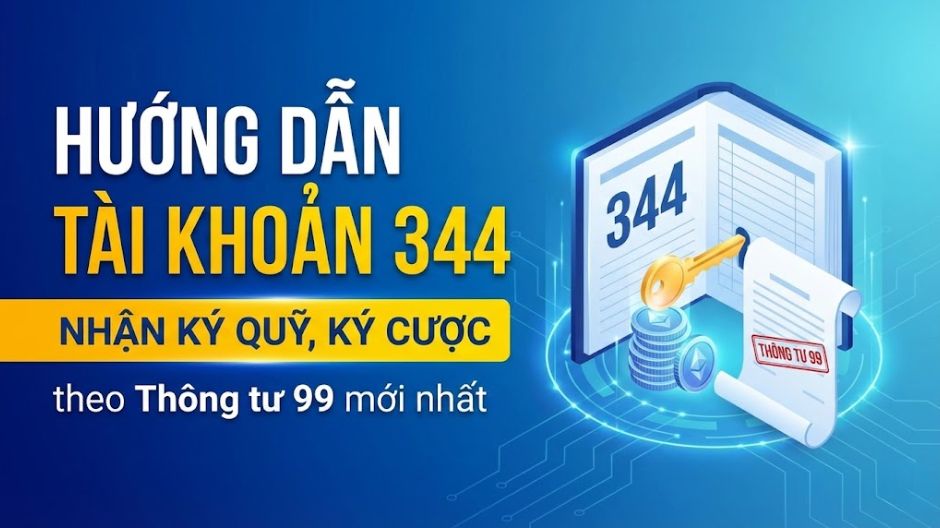 Hướng dẫn tài khoản 344 theo Thông tư 99 mới nhất