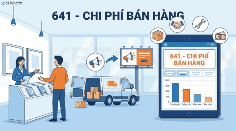 Tài khoản 641 - Chi phí bán hàng (Theo thông tư 99)